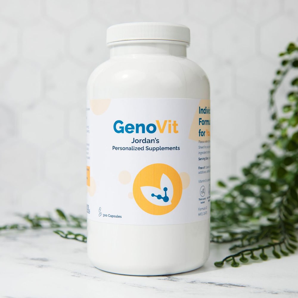 GenoVit Personalized Vitamins with Probiotic + Anti-Stress and Metabol ...